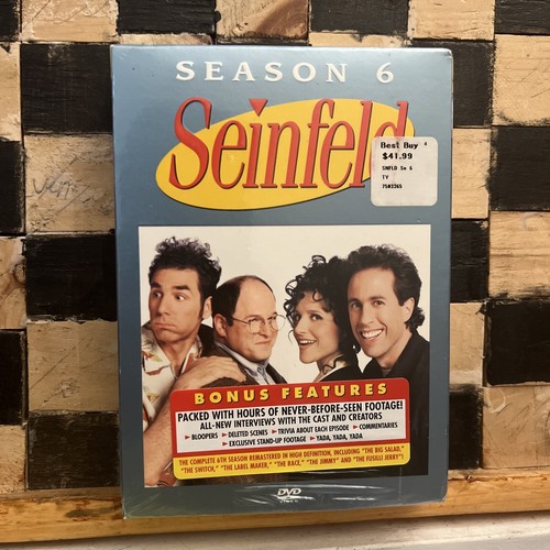Seinfeld Season 6 DVD Set (New) Classic Comedy TV Show - Jerry Elaine ...