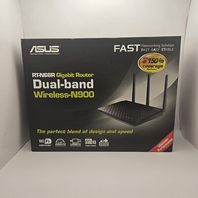 ASUS RT-N66R 900 Mbps 4 Ports Wireless Gigabit Router 886227288496| eBay