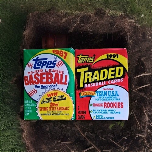 Topps Unopened Sealed Wax Packs: 1987 and 1991 | eBay