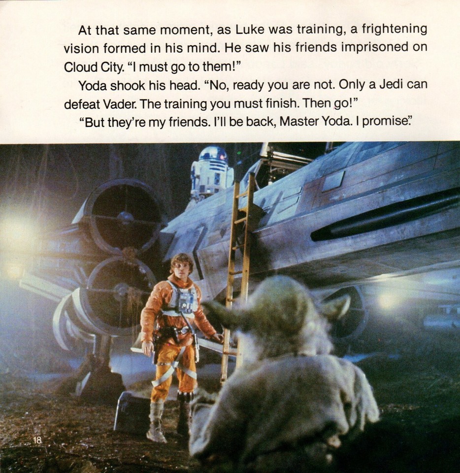 Star Wars Empire Strikes Back 1980 Lucasfilm 24 Page Read-Along Book No ...