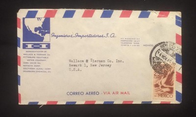 C) 1945. MEXICO. AIRMAIL ENVELOPE SENT TO USA. 2ND CHOICE | eBay