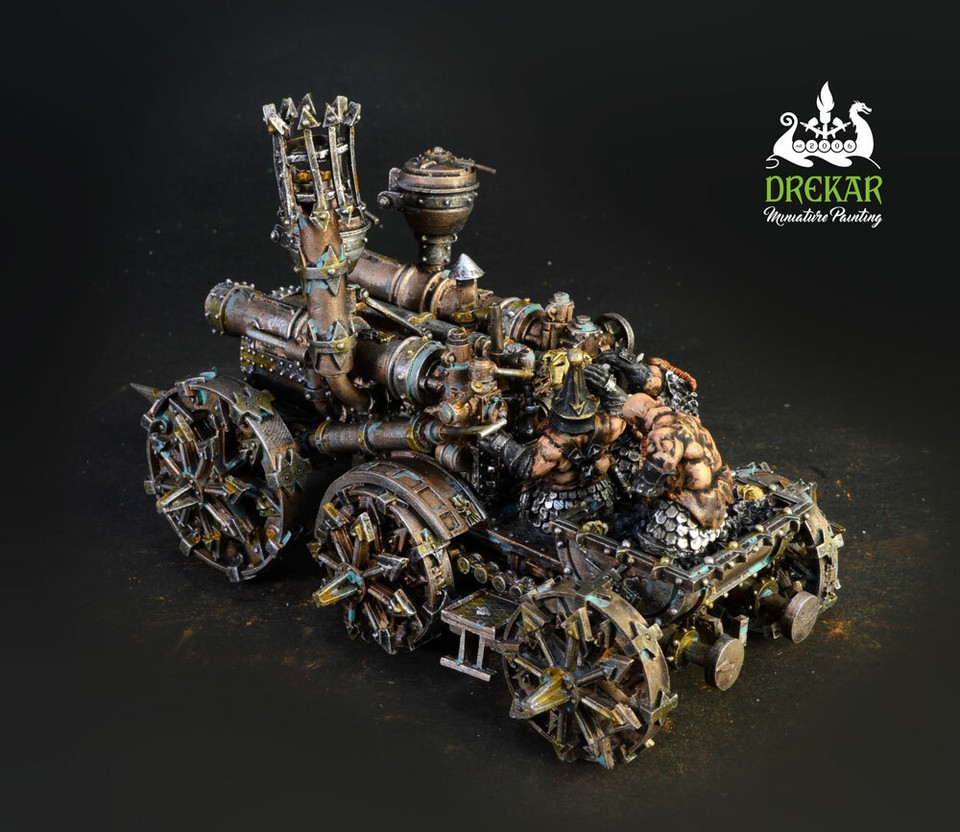 Iron Daemon War Engine Chaos dwarf forgeworld ** COMMISSION ** painting ...