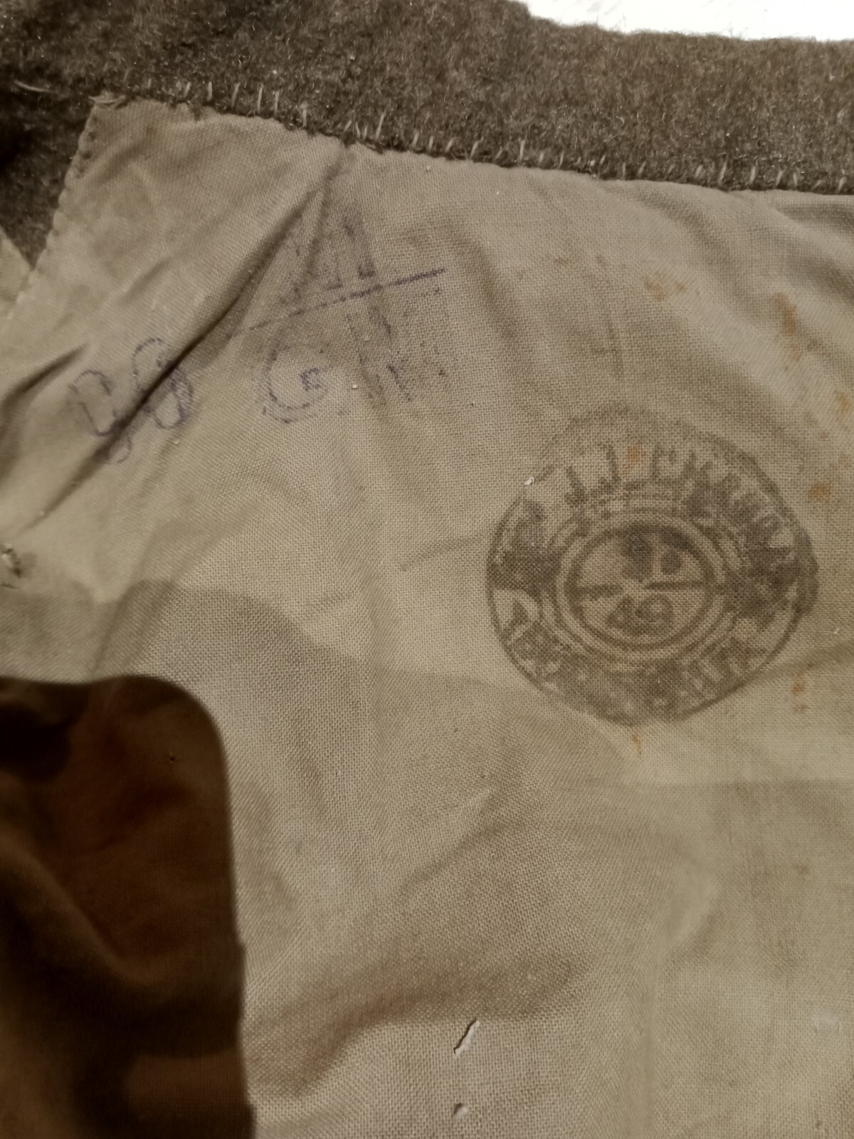 MANTEAU CAPOTE FRENCH FRANCE modèle 1945 RIC UNIFORME INDOCHINE ...