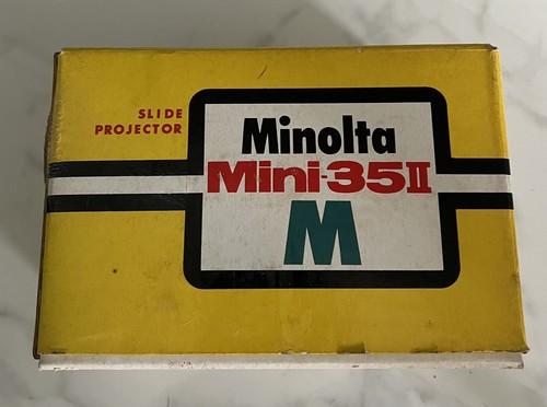 Minolta Mini-35II M Camera Slide Projector Brand New In Box Rare ...