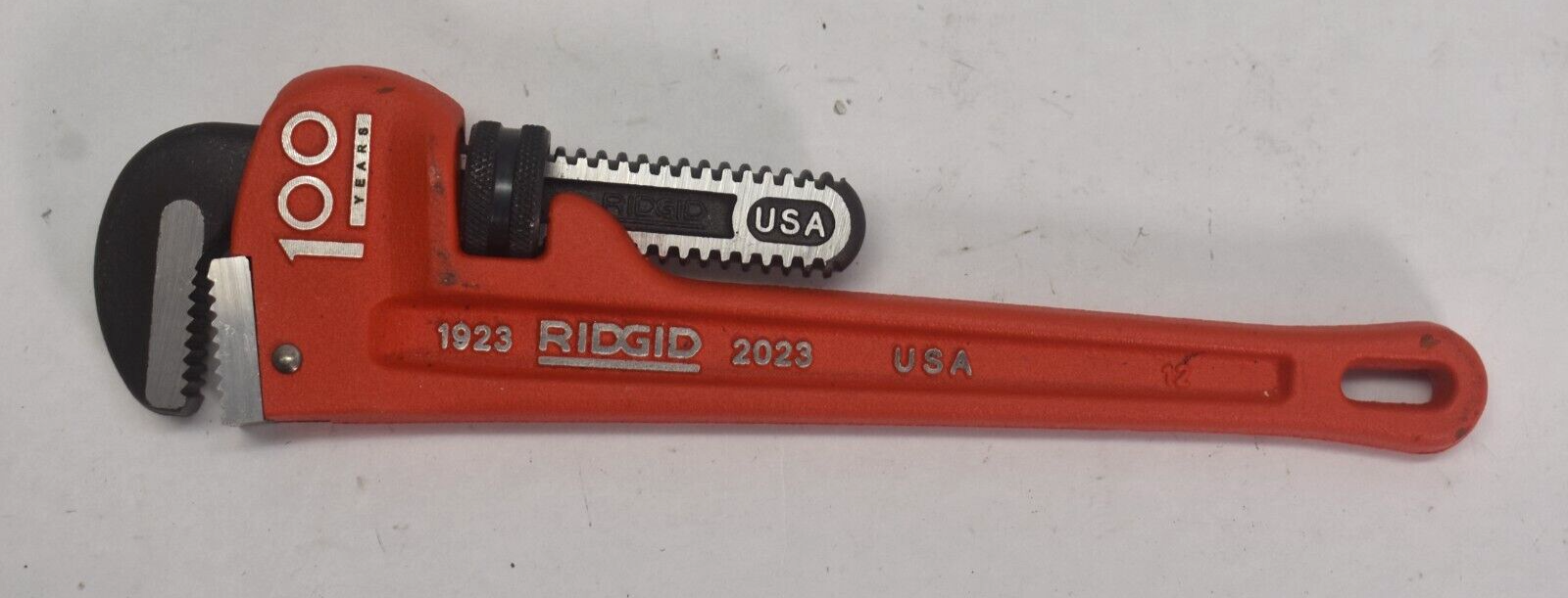 Ridgid 100th Year Anniversary Edition 12" Pipe Wrench No Box VERY RARE ...