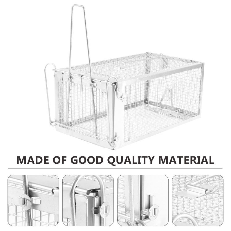 Live Humane Cage Trap for Squirrel Chipmunk Rat Mice Rodent Animal ...