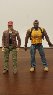 2010 Jazwares A-Team Movie Action Figures - BA Baracus and Murdock ...