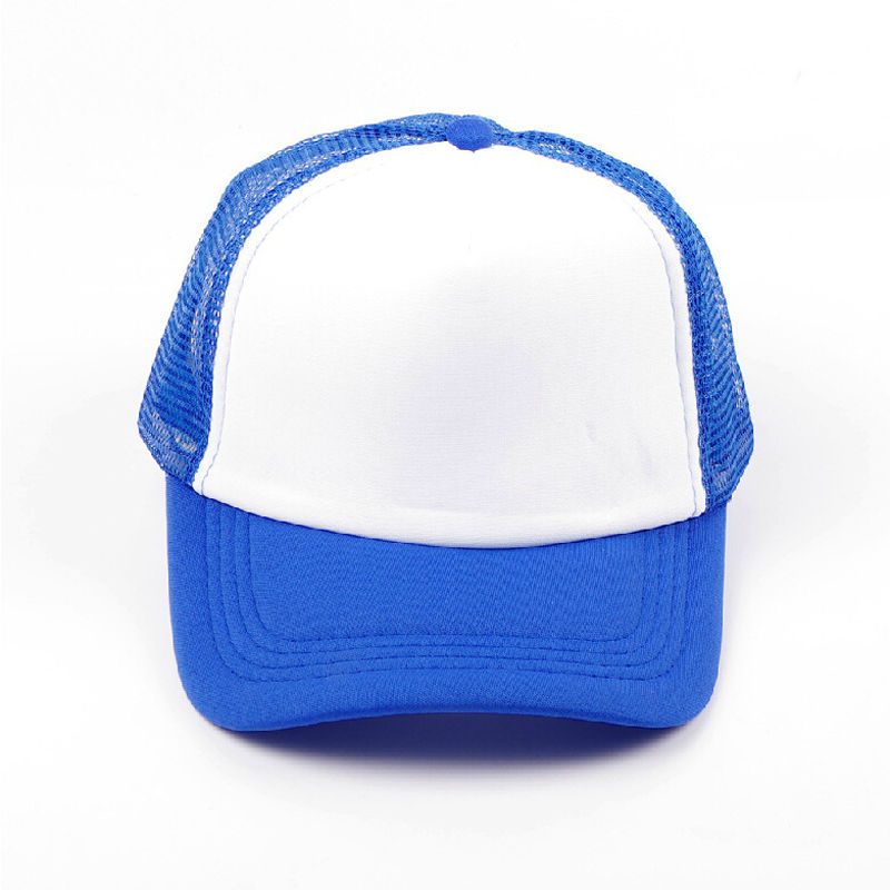 Kids Boys Baseball Cap Trucker Hat Blank Curved Hat Children Mesh Cap ...