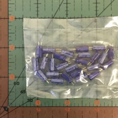 Panasonic Radial Capacitor 33uF 16v ECE-A1CN330 Non-Polar Short 25pcs ...