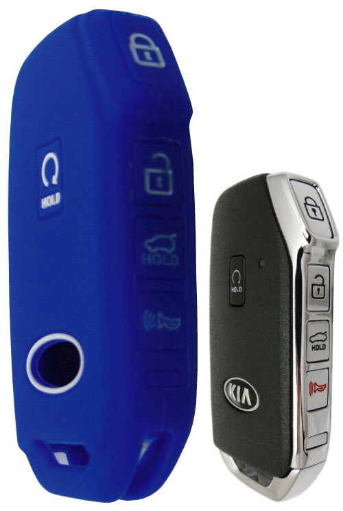 Keyless Entry Key Fob Rubber Remote Cover for Kia Soul Telluride K5 ...