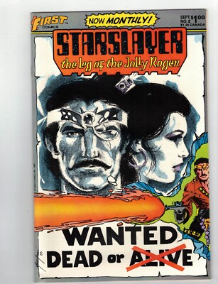 Starslayer: Log of the Jolly Roger #8 First Comics 1983 Mike Grell NM ...