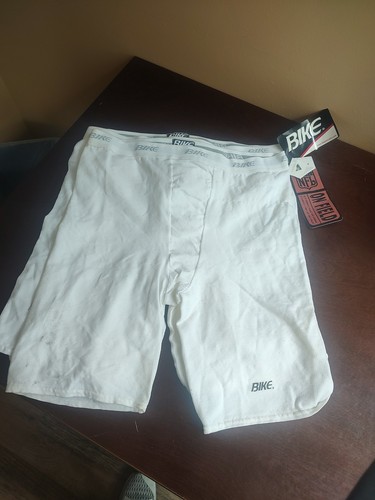 Vintage Bike Compression Shorts White Size Extra Large NWT | eBay