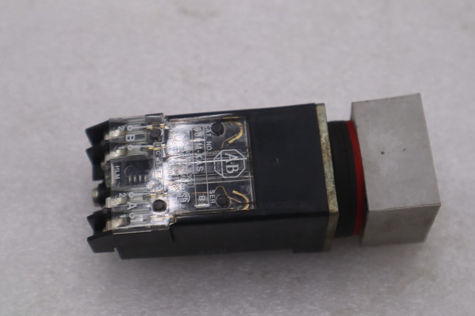 ALLEN BRADLEY 800MS-X016S SERIES D SMALL SQUARE PUSH BUTTON STOCK #K ...
