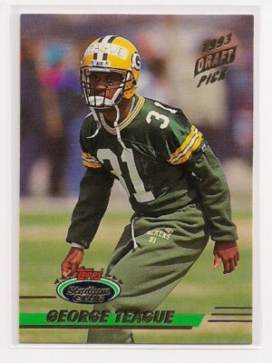 1993 GEORGE TEAGUE STADIUM CLUB ROOKIE RC ALABAMA CRIMSON TIDE DALLAS ...