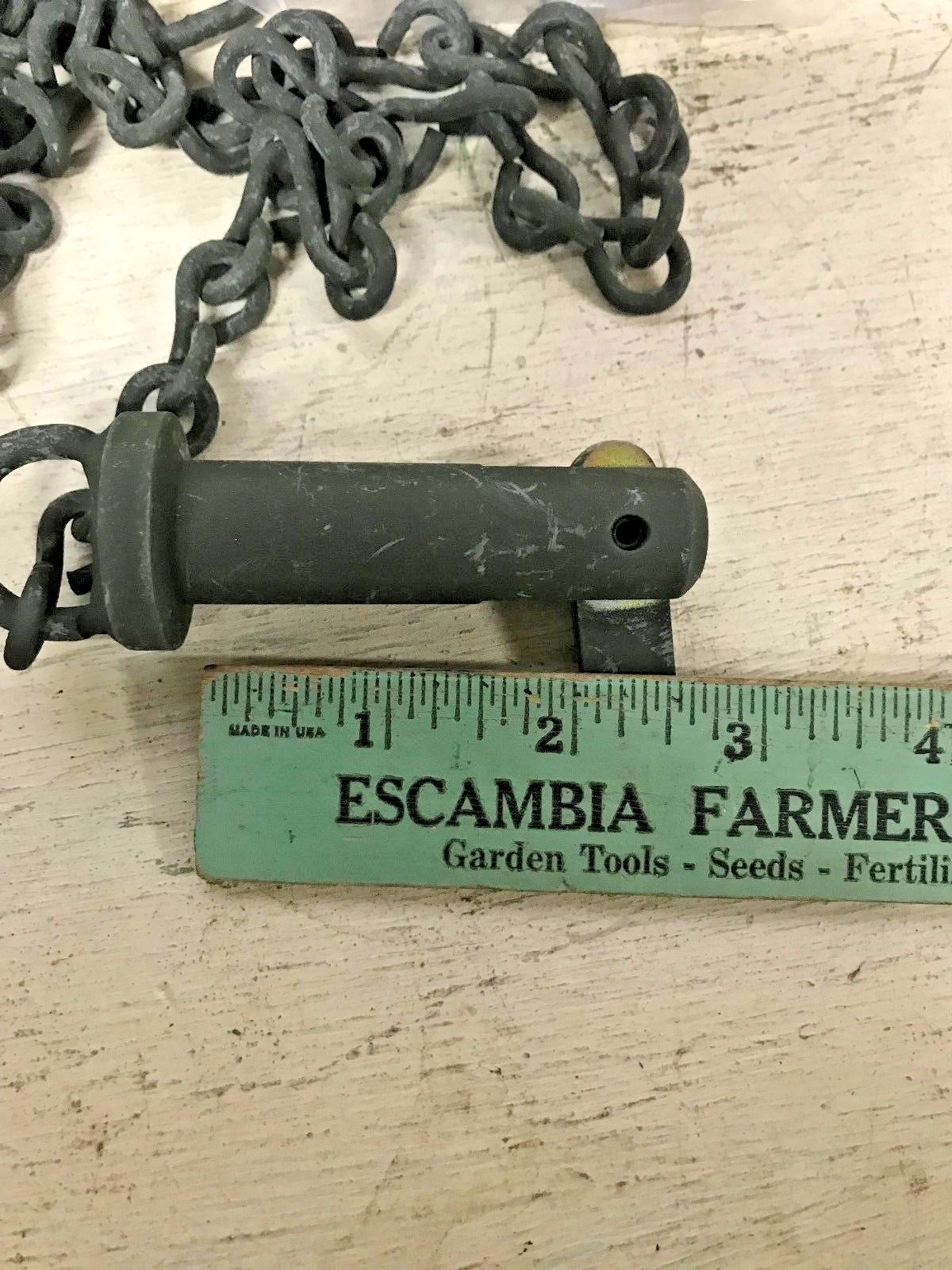 QTY 4 TOW DRAW HITCH PULL SHACKLE CLEVIS PIN 3/4" X 4" W/16" CHAIN ...