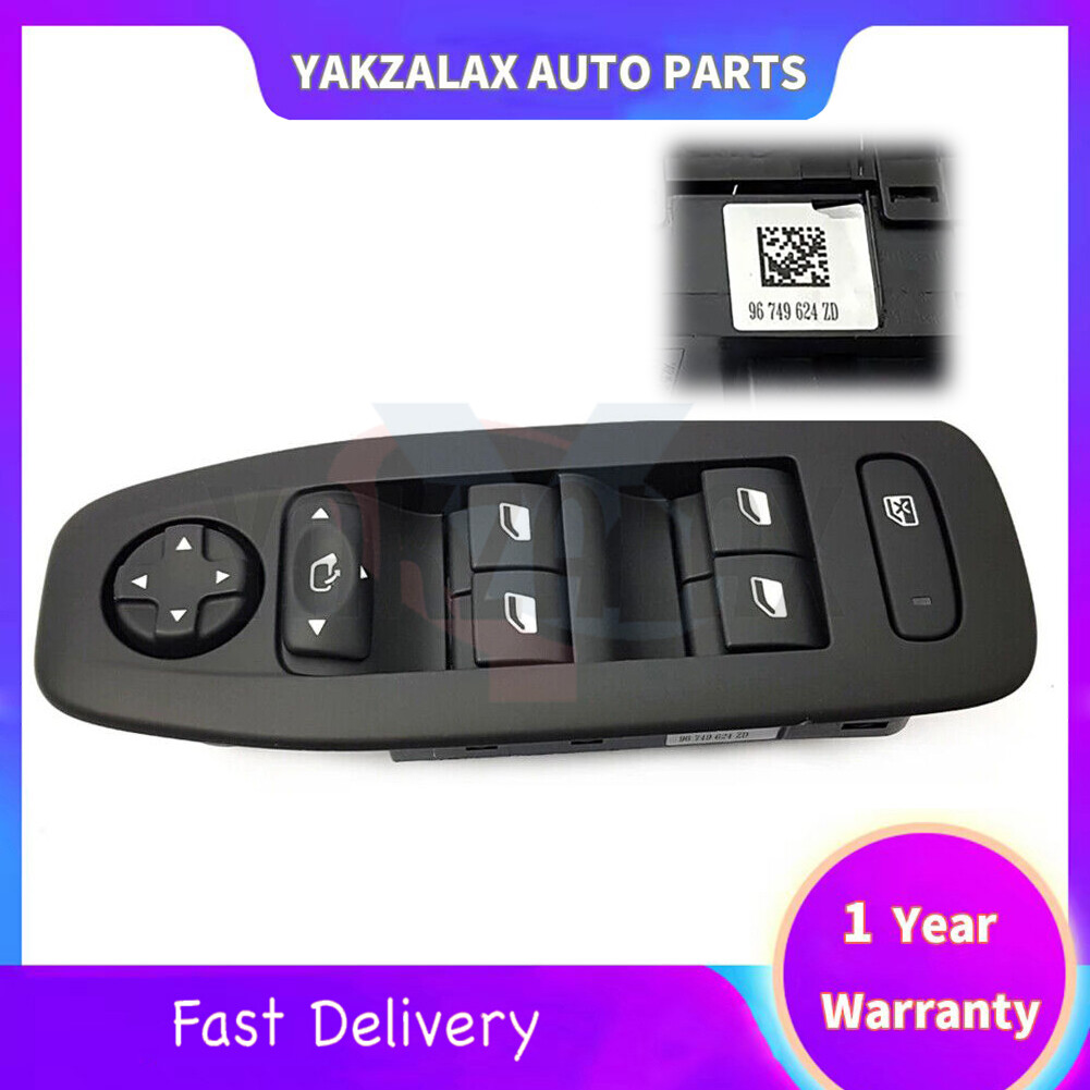 for 2012-2017 Peugeot 208 2008 Master Power Window Switch Control ...