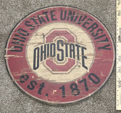 OSU Ohio State Buckeyes Logo Emblem Sign | eBay