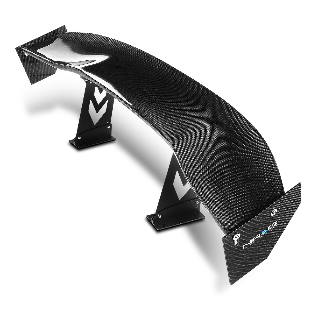 NRG CARB-A590-LOGO 59" x 11" Universal GT Style Carbon Fiber Rear ...