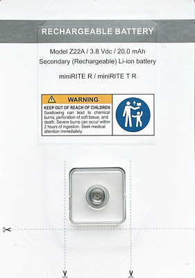 Rechargeable battery Z22A for Oticon miniRITE R models | eBay