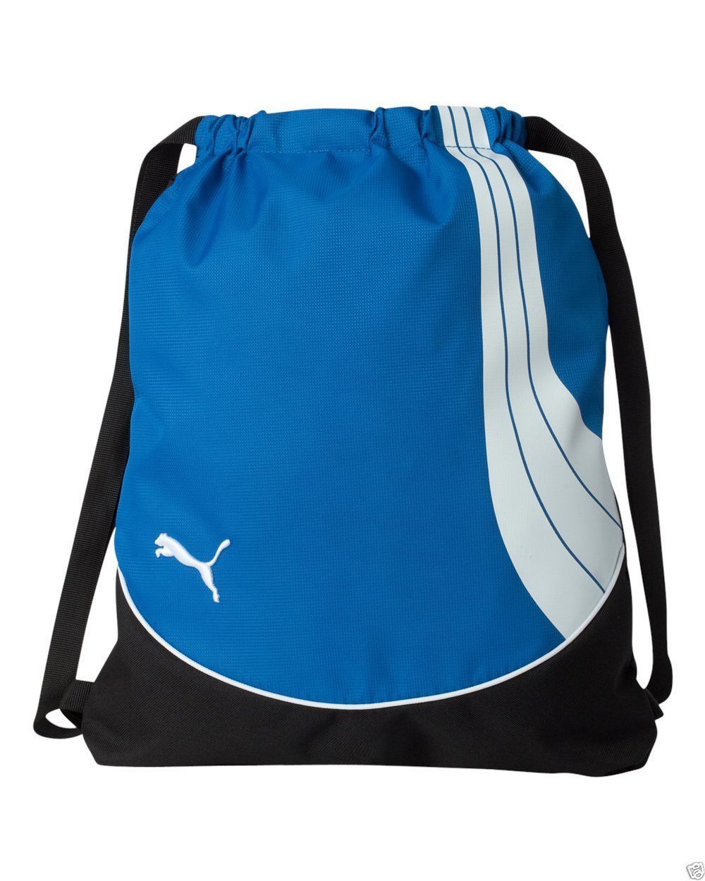 PUMA Cat NEW Teamsport Drawstring Backpack Cinch GYM Sack School Tote ...