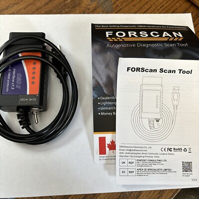 Forscan Automotive Diagnostic Scan Tool Multiprotocol OBDll Open Box ...