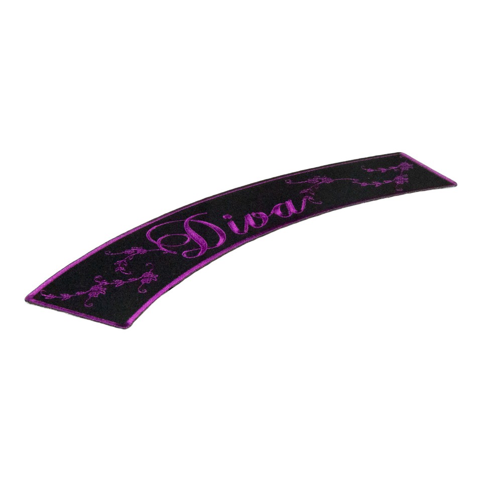 Diva Script Purple Rocker Patch, Women's Rocker Patches | eBay