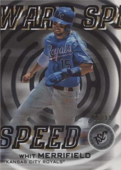 2019 Topps Stadium Club - Warp Speed Whit Merrifield #WS-10 Black /99 ...