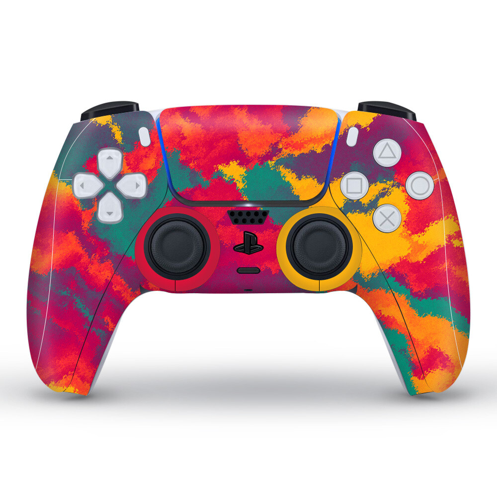 Colorful PS5 Controller Skin Sticker Decal Vinyl Wrap PlayStation 5 ...