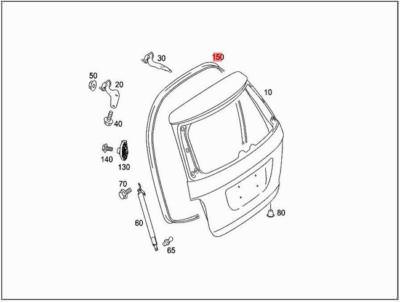 Genuine Seal MERCEDES W164 X164 SUV 1647401378 | eBay