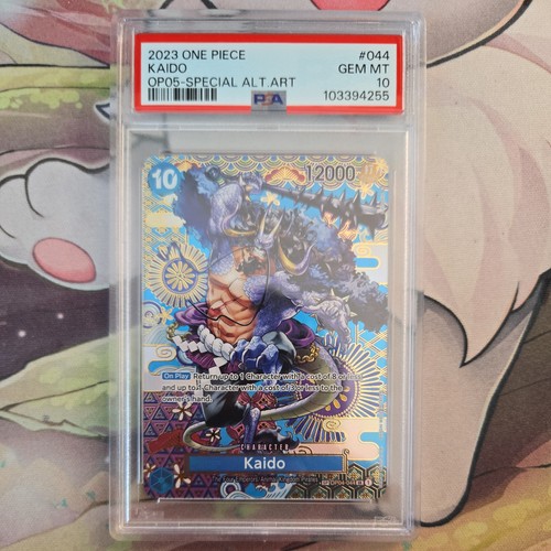 2023 One Piece OP04-044 Kaido SP Alt Art PSA 10 Alternate Rare OP05 Awakening SP | eBay