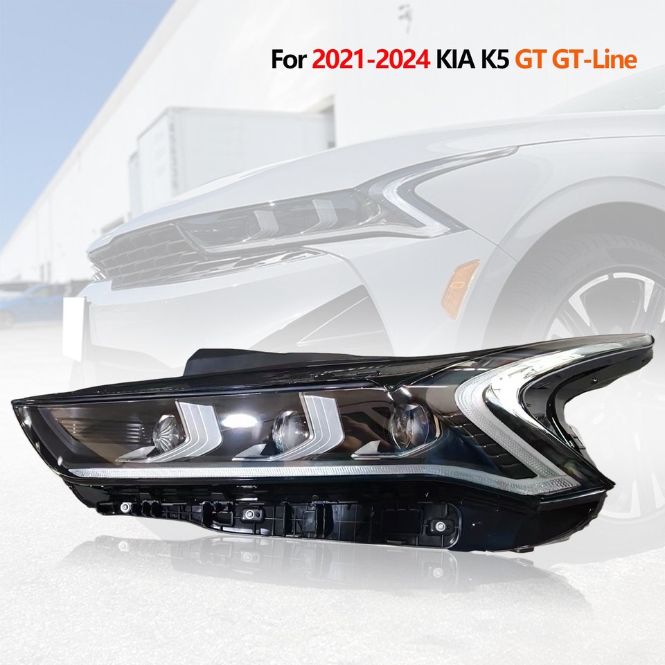 For 2021-2024 KIA K5 GT GT-Line HEADLIGHT LED REFLECTOR Left & Right ...