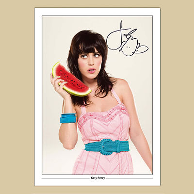 KATY PERRY (35) Signed Autograph Photo Print A4 210 x 297mm | eBay