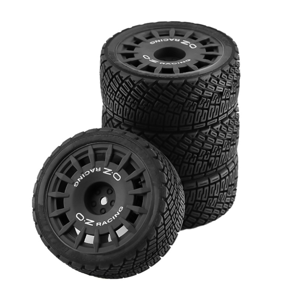 4pcs 1/10 RC Car 67mm Outer Diameter 12mm Hex Tires on Road Tyre Wheel ...