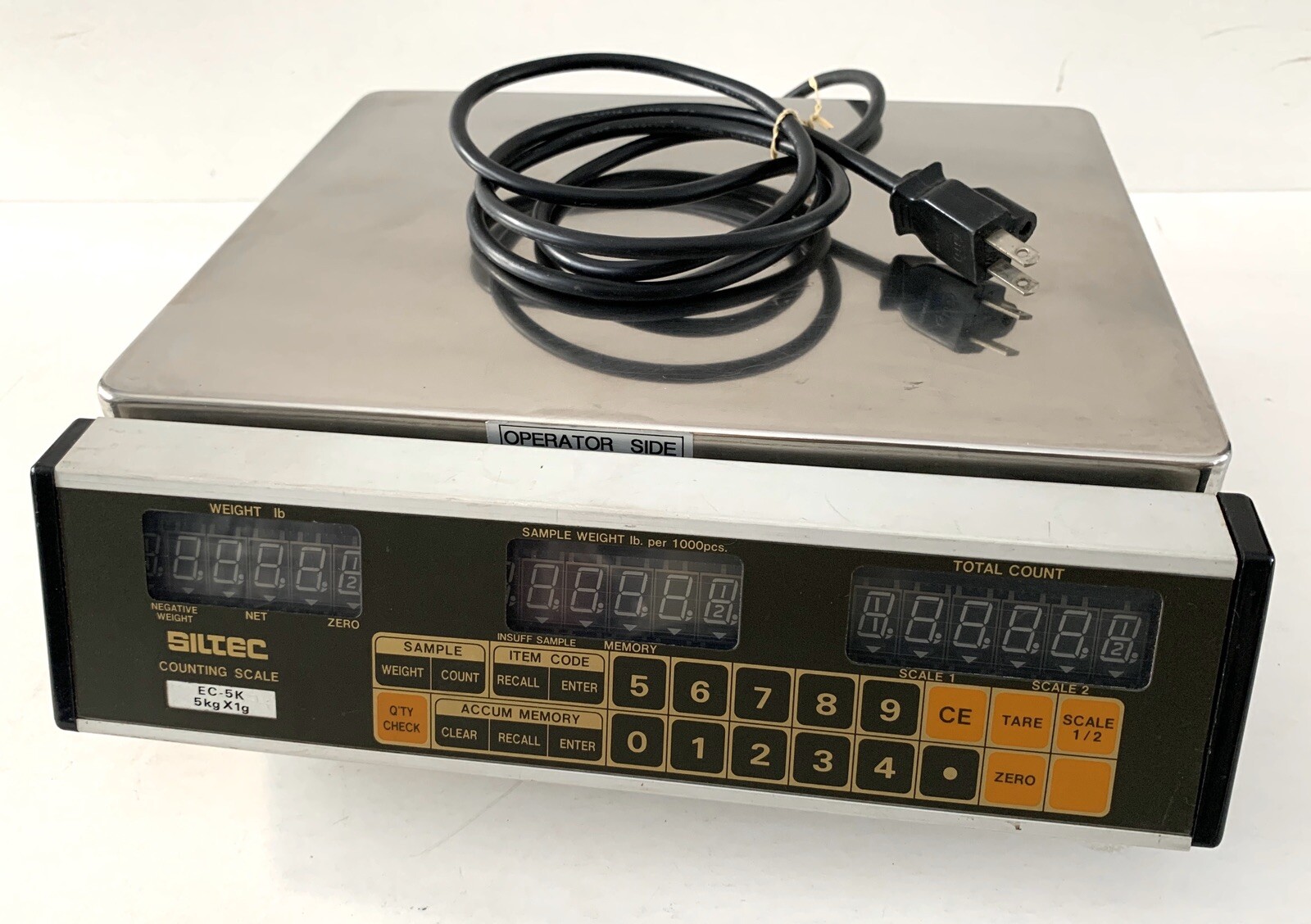 Siltec EC-5K 5kg Counting Scale Piece Count Counter 5kg x 1g for Parts ...