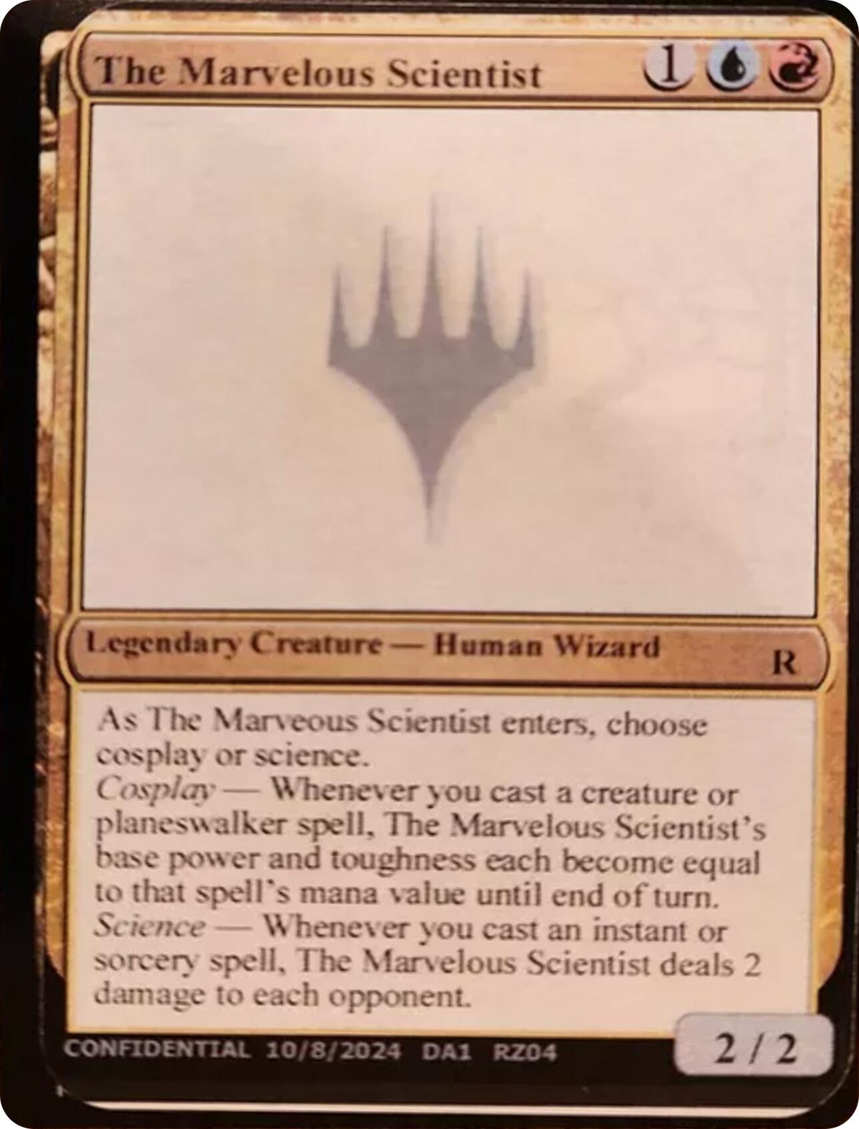 The Marvelous Scientist Un-Known Event Playtest Cards Regular for sale ...