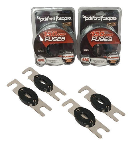(4 FUSES )Rockford Fosgate RFFA150 Car Audio 150 Amp ANL Platinum ...