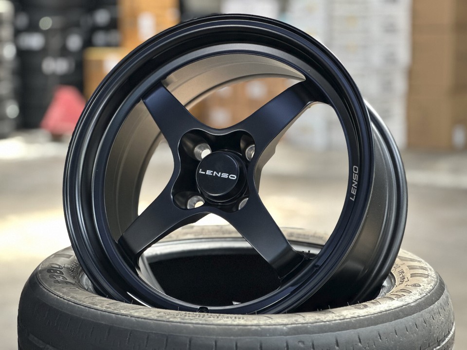 [Free Shipping] New 15x7 Lenso Maglite BLACK Wheel (set of 4) 4x100 ...