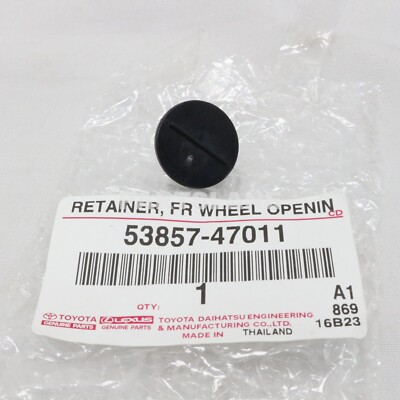 53857-47011 Toyota OEM Genuine CLIP(FOR FRONT FENDER SEAL), RH/LH | eBay