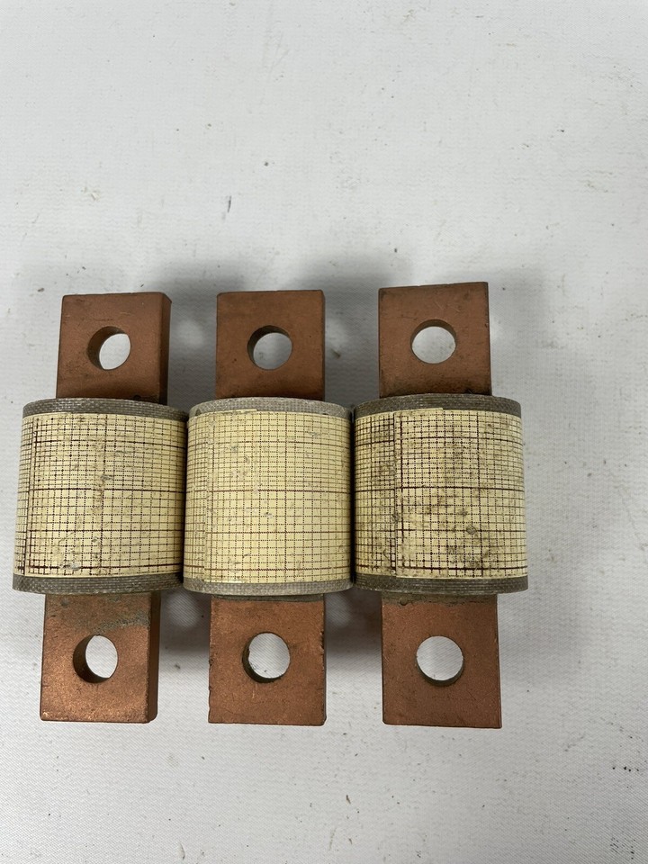 NEW LOT OF 3 Bussmann KAB-500, Tron Rectifier Fuse, 250V 500A. 500 AMP ...