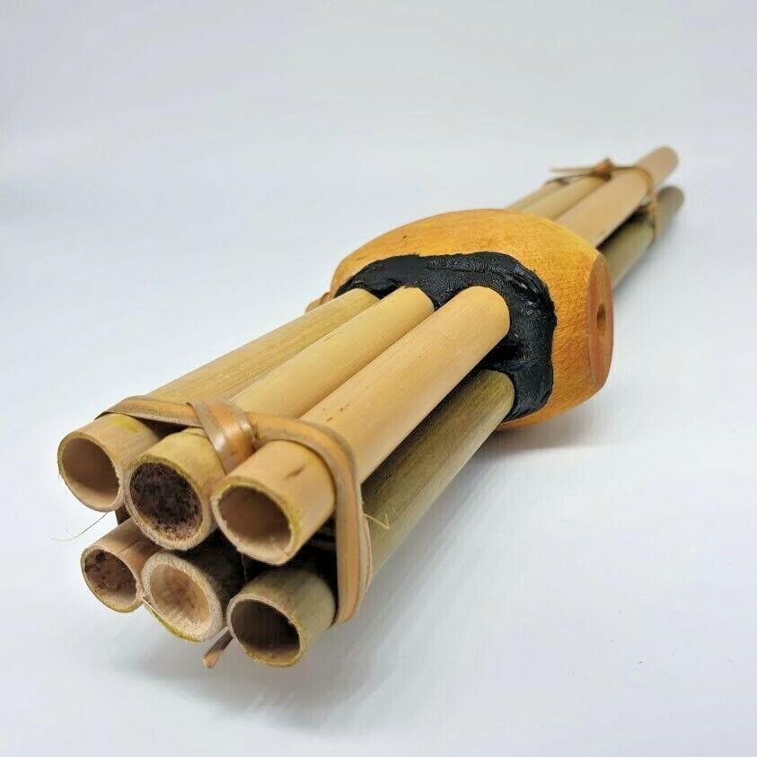 KAN Thai Bamboo Khaen Harmonica Isan Laos Music Instrument Beginner ...