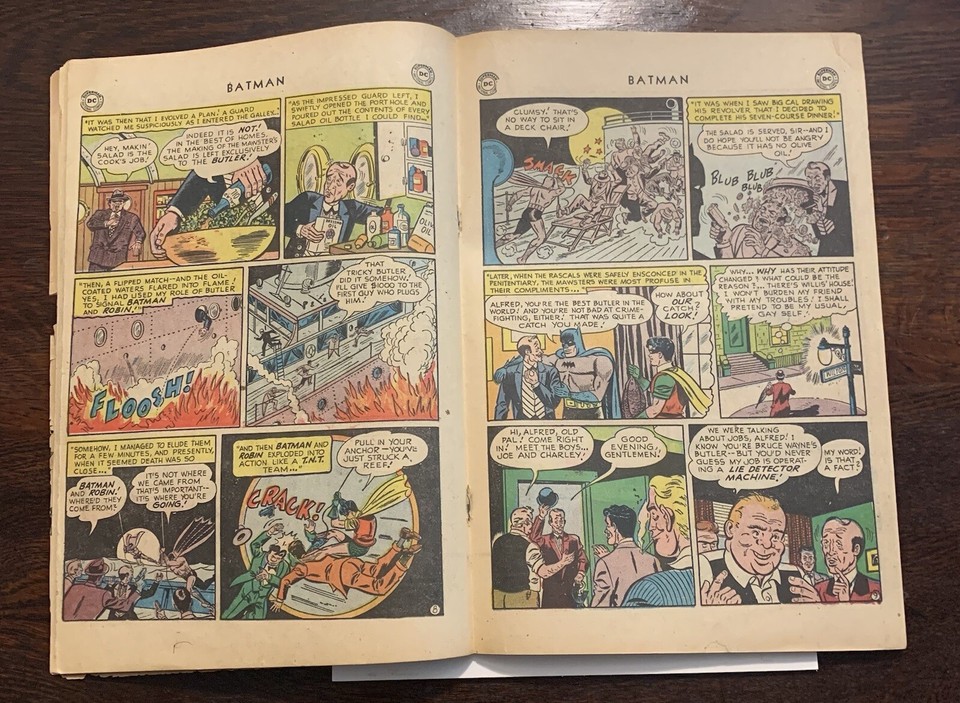 🪙 🟨 Batman #68 1952 DC Comics Golden Age Two-Face Win Mortimer Cover 🟩 ...