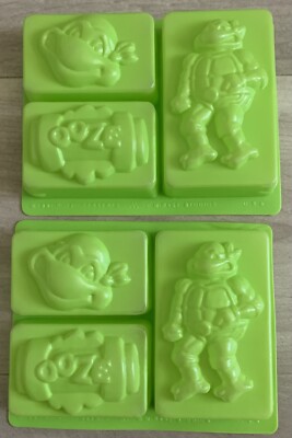 teenage mutant ninja turtles vintage Plastic mold tray 1991 royal ...