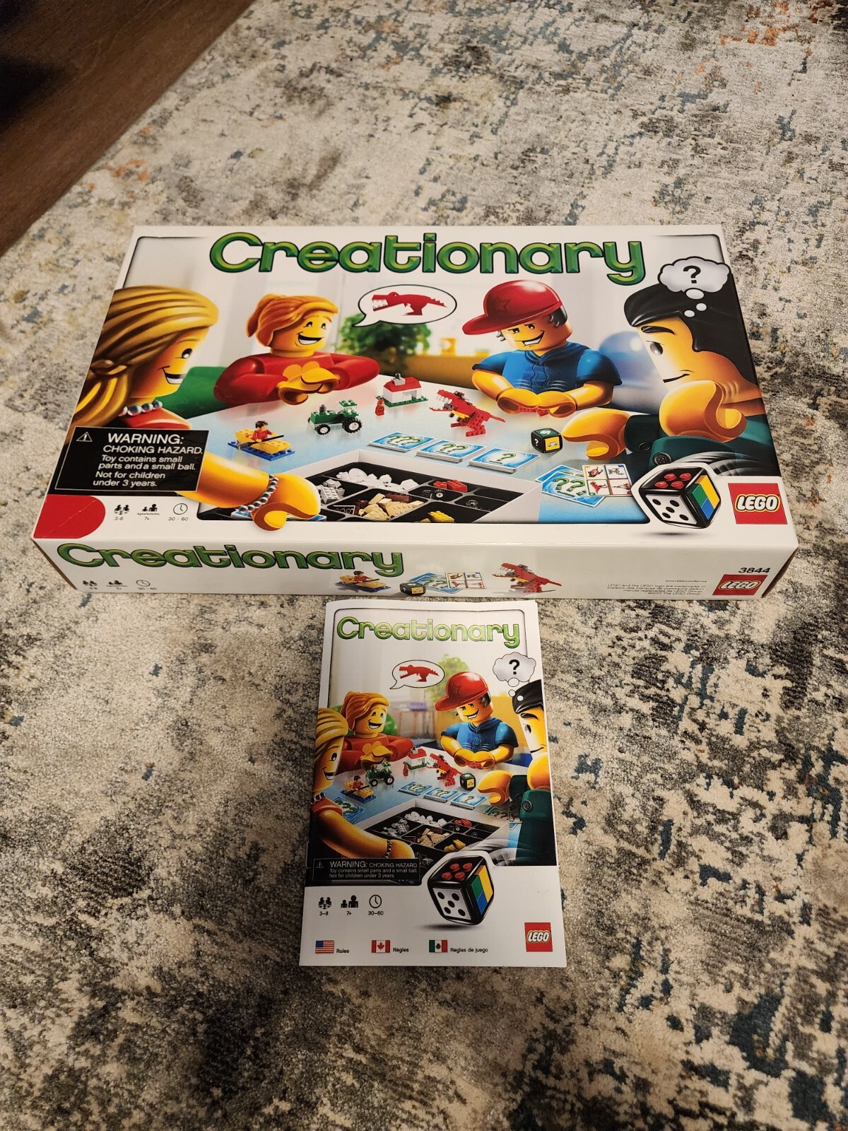 LEGO: CREATIONARY GAME, NO. 3844 LEGO SYSTEMS SET- USED W/ BOX - 2010 ...