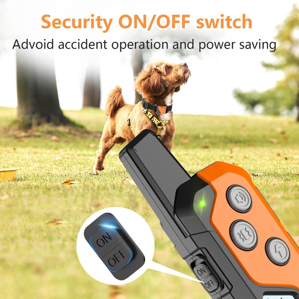 Shock Collar for Dogs, Dog Training Collar with Remote Control for 2 ...
