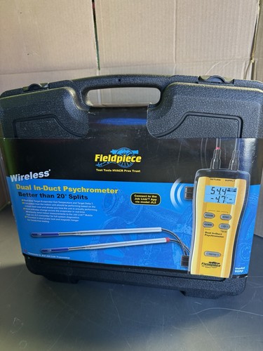 FIELDPIECE HEATED DUAL IN-DUCT PSYCHROMETER SDP2 | eBay
