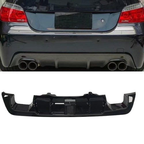 Rear Bumper Diffuser Lip Body Kit W/ Light For BMW E60 E61 M Tech ...