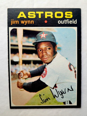 1971 Topps #565 Jim Wynn Houston Astros Baseball Card EX/VG | eBay