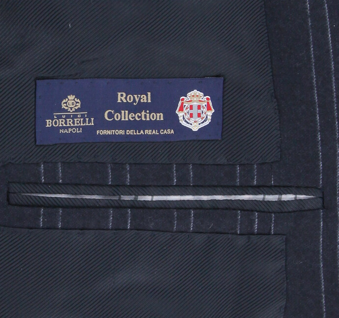 Luigi Borrelli Charcoal Gray Wool Suit - 40/50 - (LIPARE/DP/N/R7) | eBay