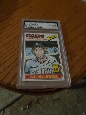 Mark Fidrych 1977 Topps Rookie Card RC Signed PSA/DNA Certified Auto ...