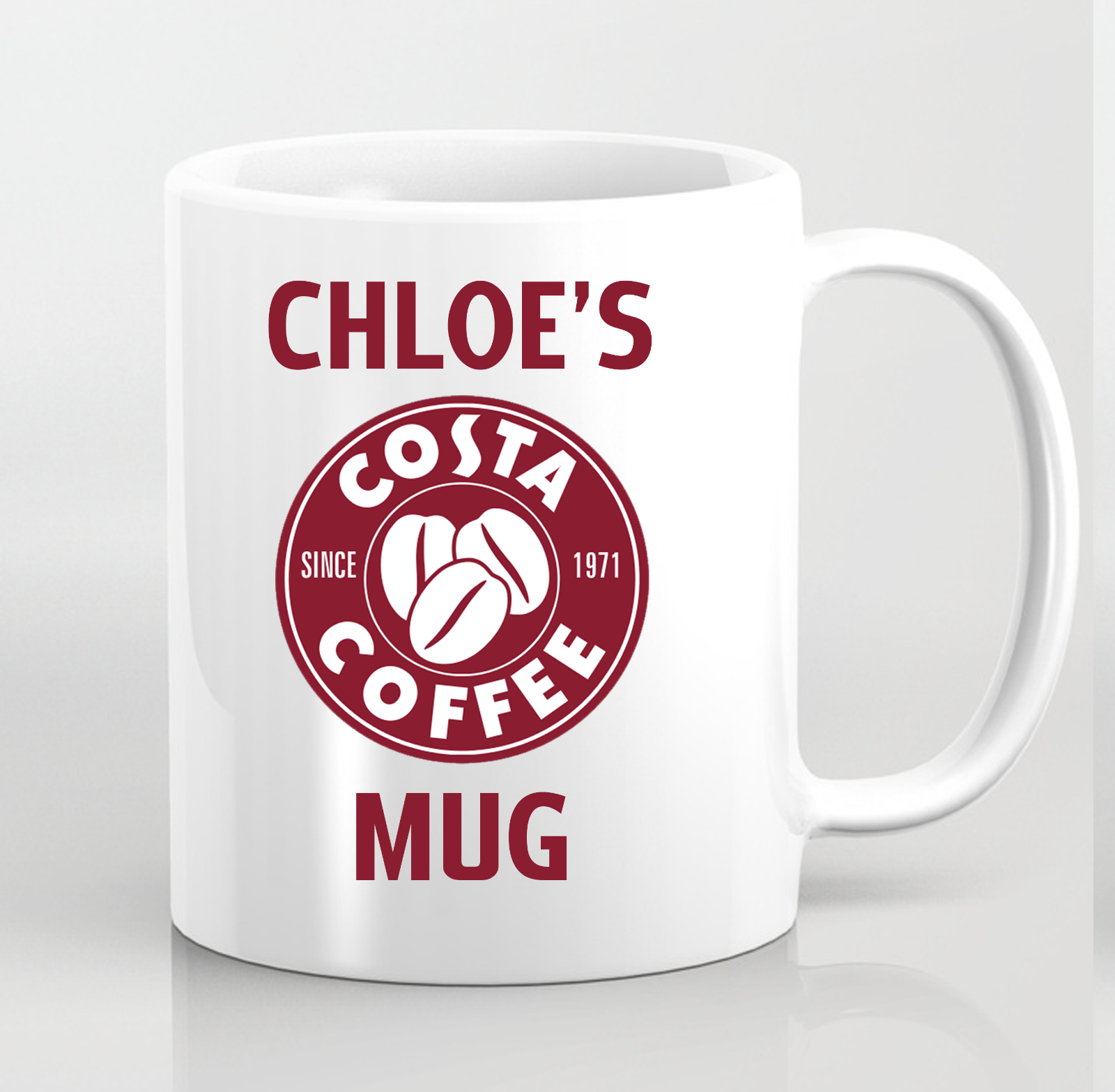 Costa Coffee Mug Personalised Cup Gift Christmas Birthday Mum Best ...